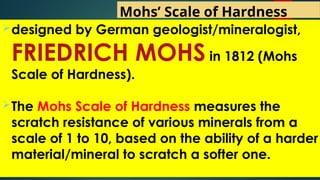 earth science topic : Minerals-and-rocks.ppt