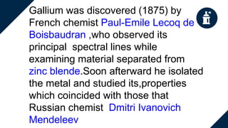 gallium common earth minerals presentation | PPT