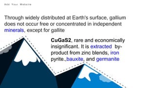 gallium common earth minerals presentation | PPT