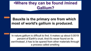 gallium common earth minerals presentation | PPT