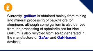 gallium common earth minerals presentation | PPT