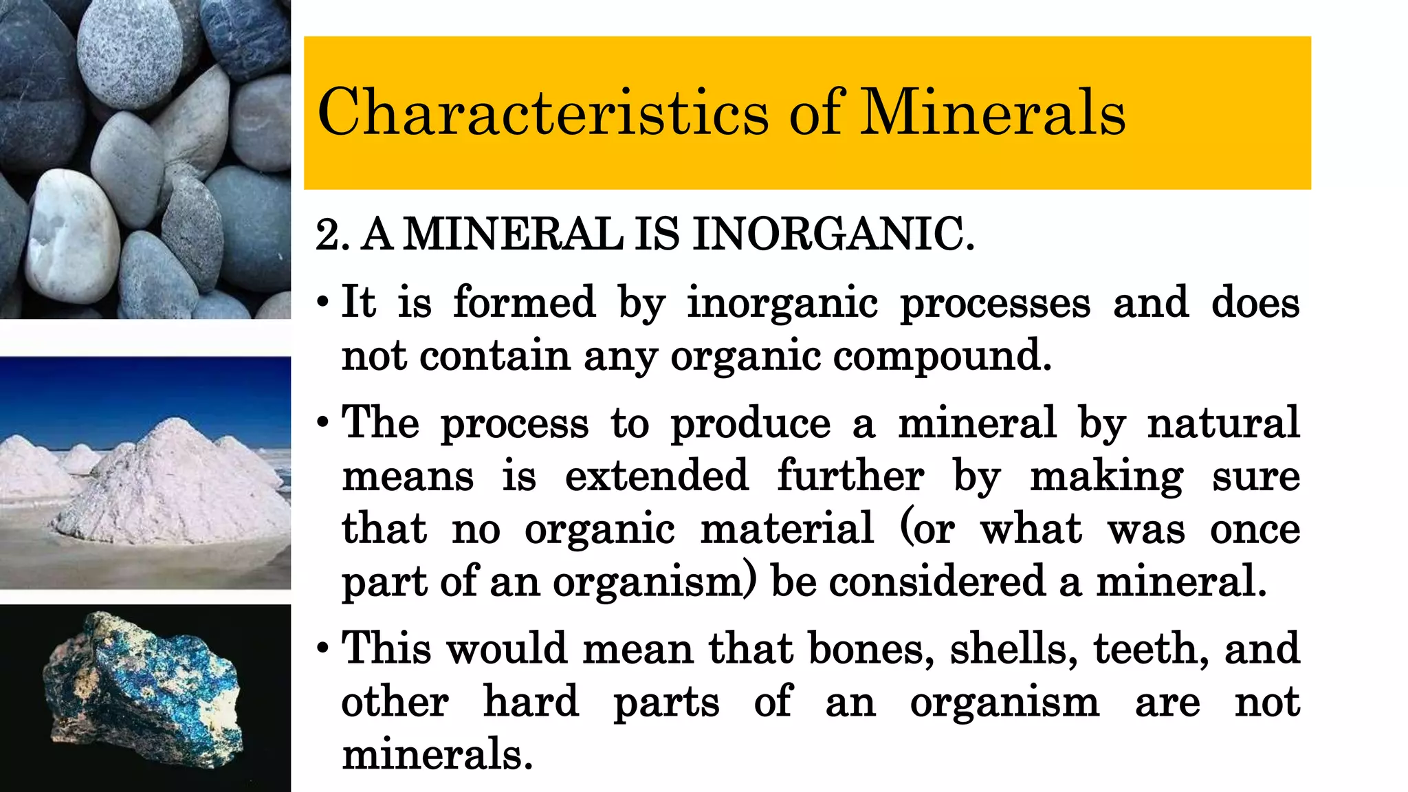 MINERALS - PPT.pptx | Geology | Science