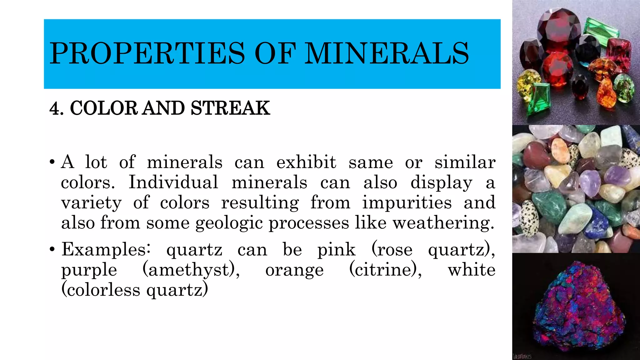 MINERALS - PPT.pptx | Geology | Science