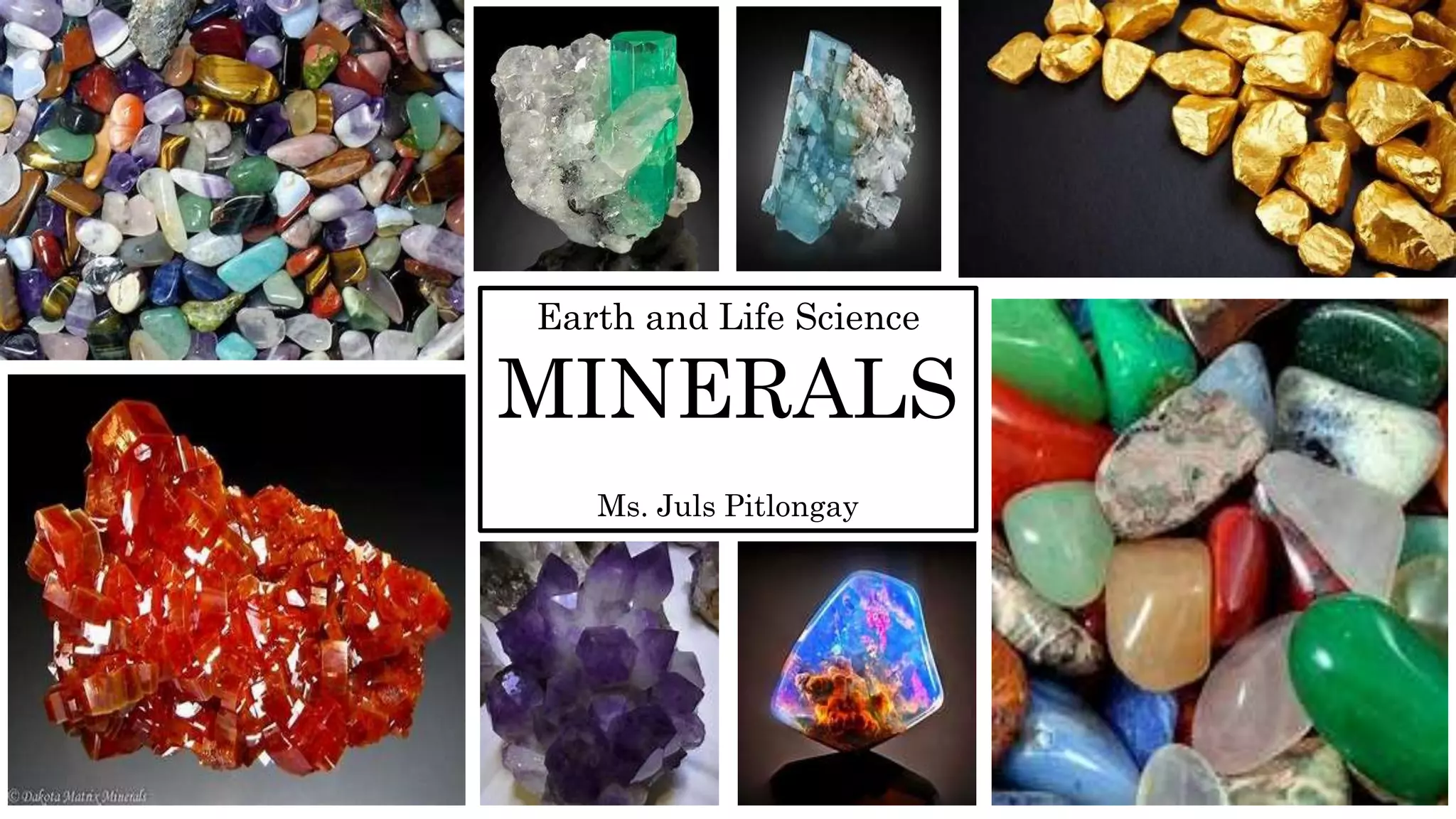MINERALS - PPT.pptx | Geology | Science