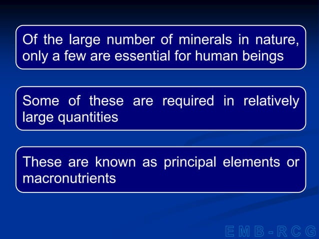 Minerals principal elements | PPTX | Chemistry | Science