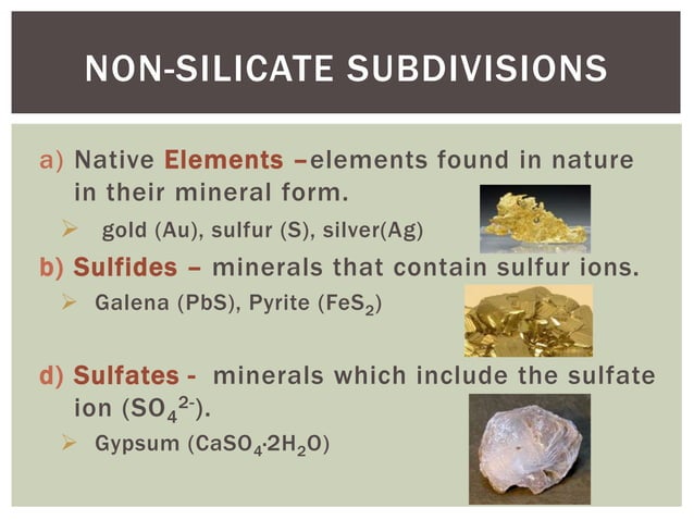 Minerals - rocks cycle and mineral exploitation | PPT