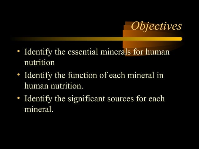 Minerals1 | PPT