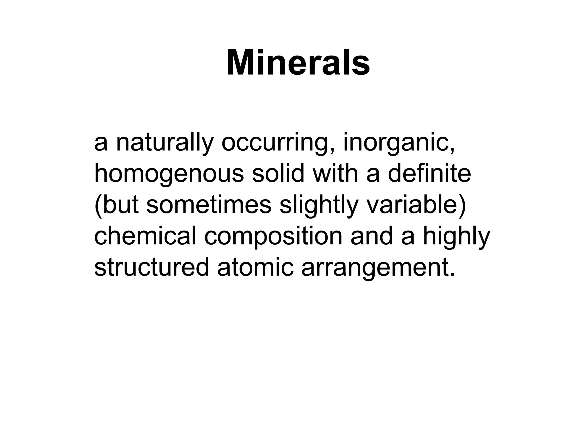 Introduction to Mineralogy (The Basics of Earth Science) | PPT