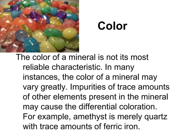 Introduction to Mineralogy (The Basics of Earth Science) | PPT