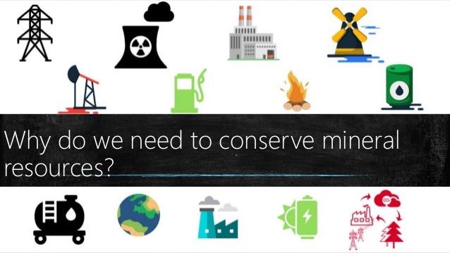 Minerals and energy resource