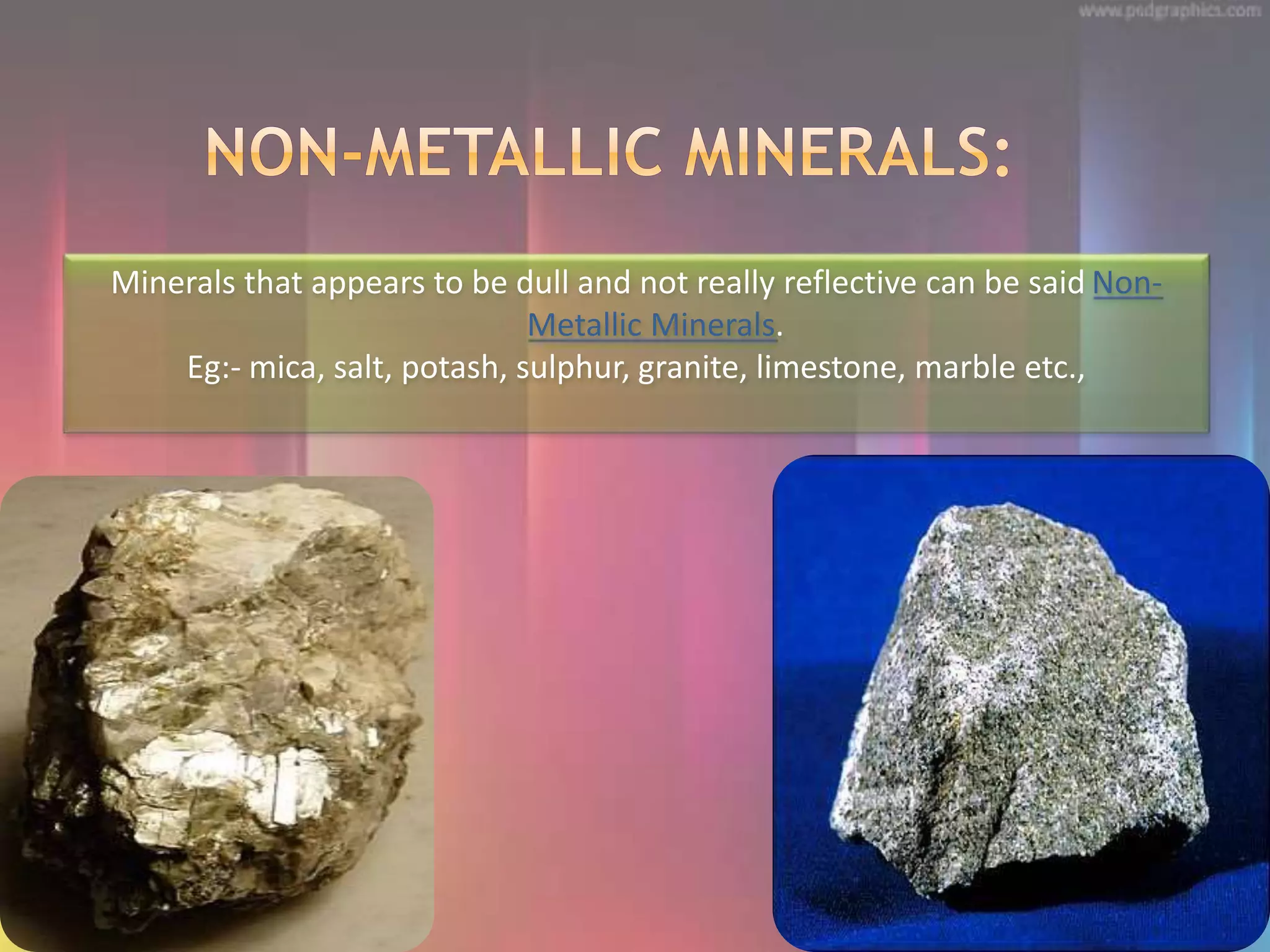 Minerals and energy resources | PPTX