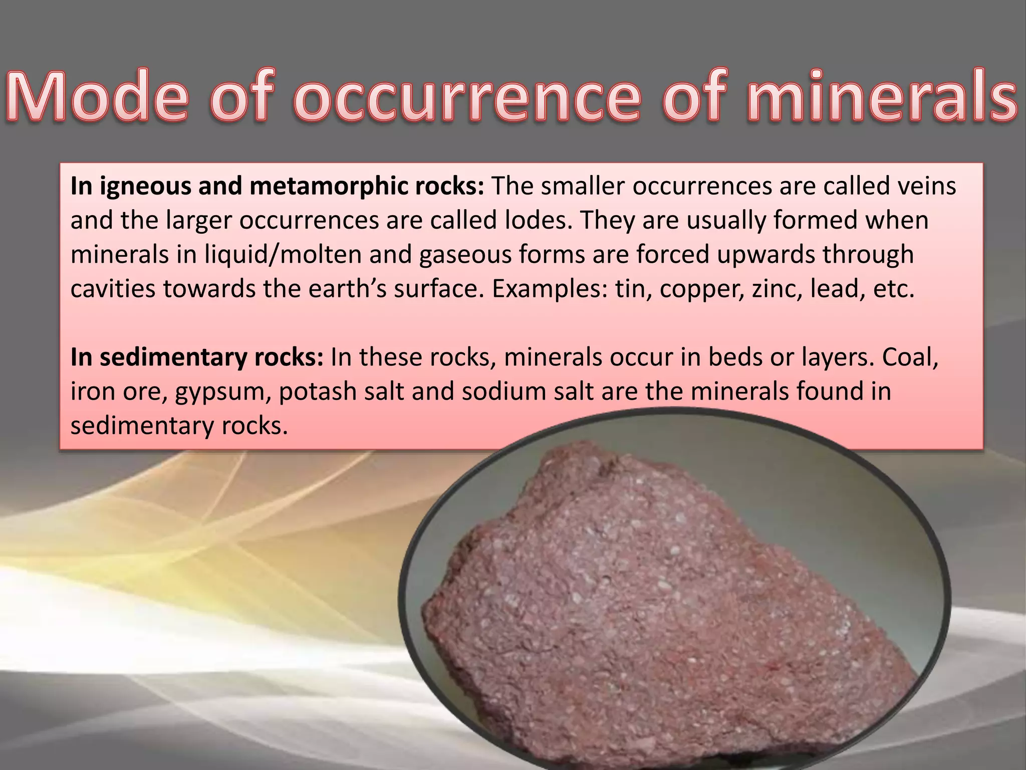 Minerals and energy resources | PPTX