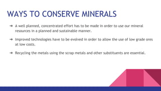 Minerals and energy resources | PPTX | Power and Energy Industry ...