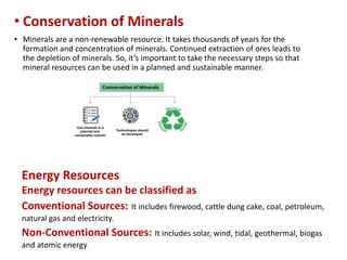 Minerals and energy resources | PPTX