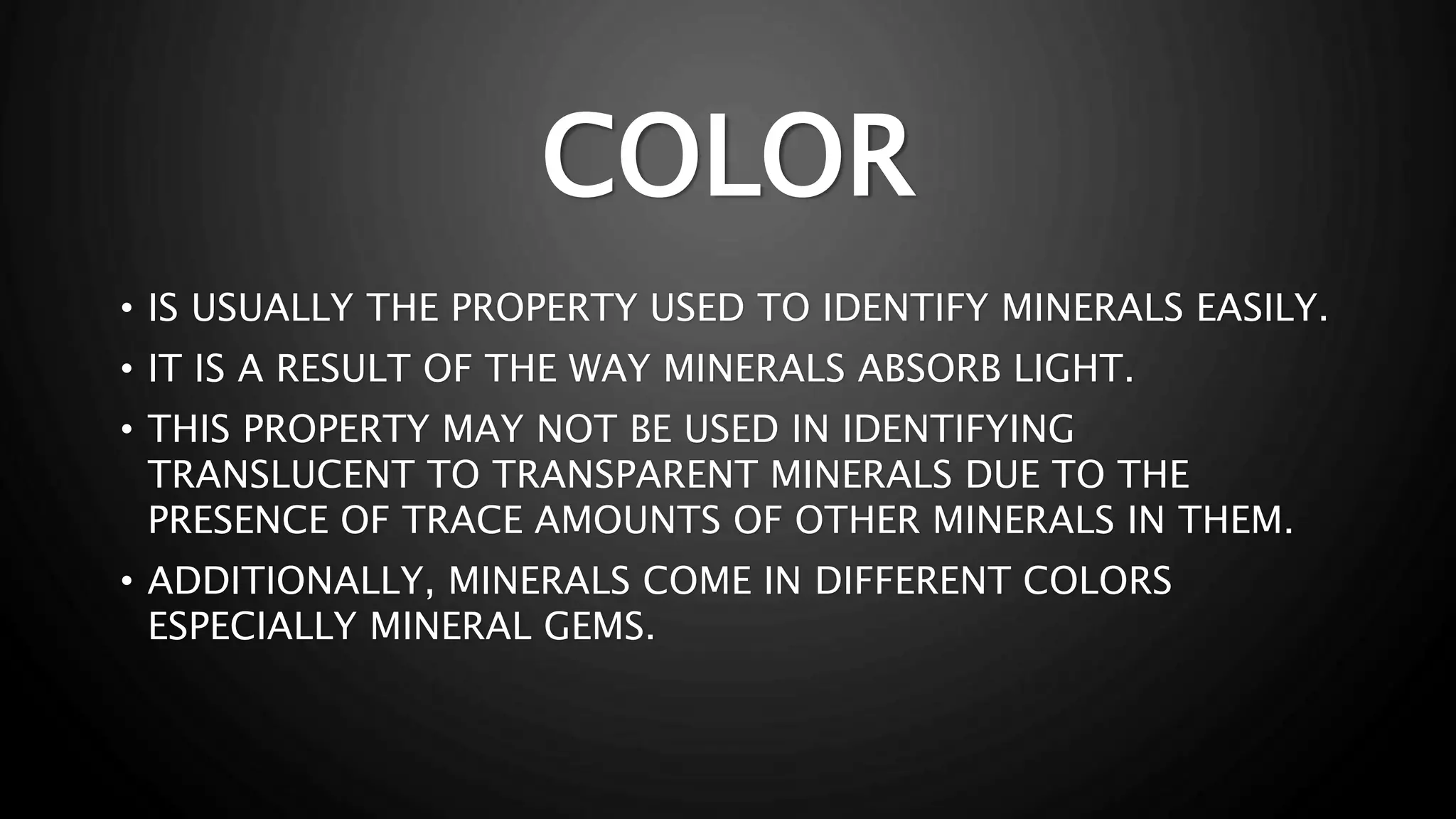 Minerals and rocks | PPTX