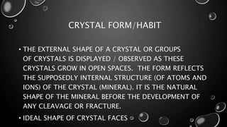 Minerals and rocks | PPTX | Geology | Science