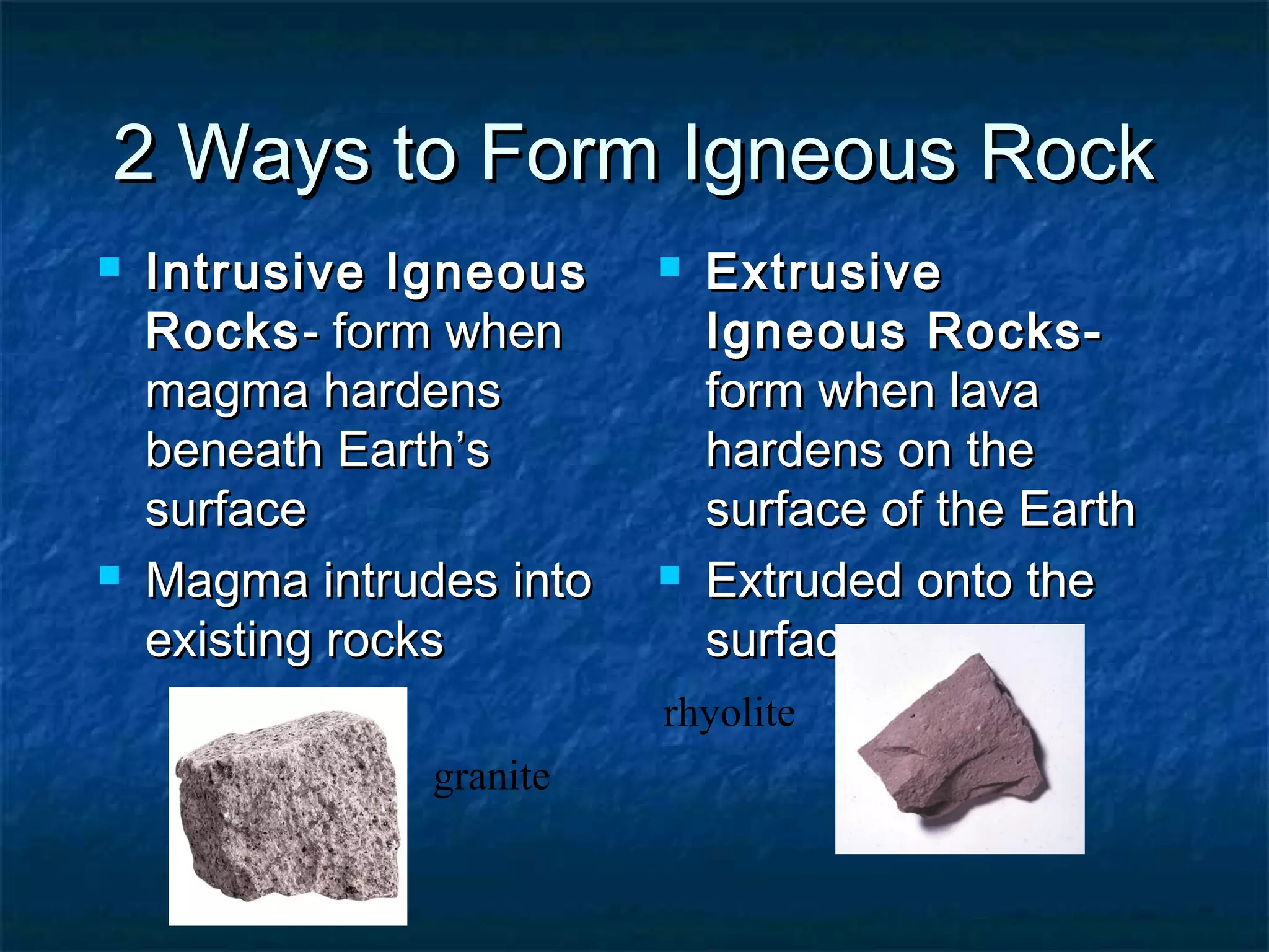 Minerals and rocks for presentations | PPT