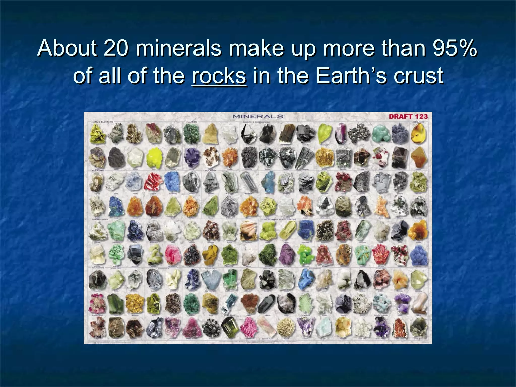 Minerals and rocks for presentations | PPT