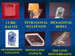 Minerals and rocks for presentations | PPT