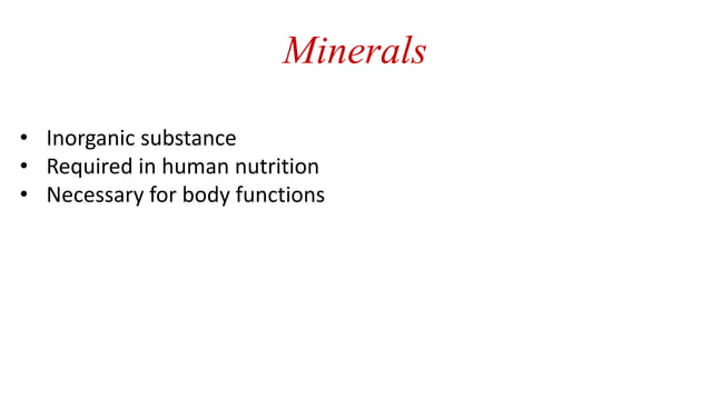 Minerals and trace element..pptxaaaaaaaaaaa | PPT
