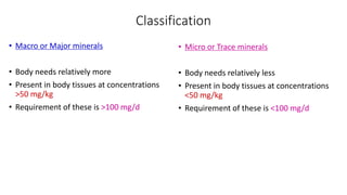 Minerals and trace element..pptxaaaaaaaaaaa | PPT