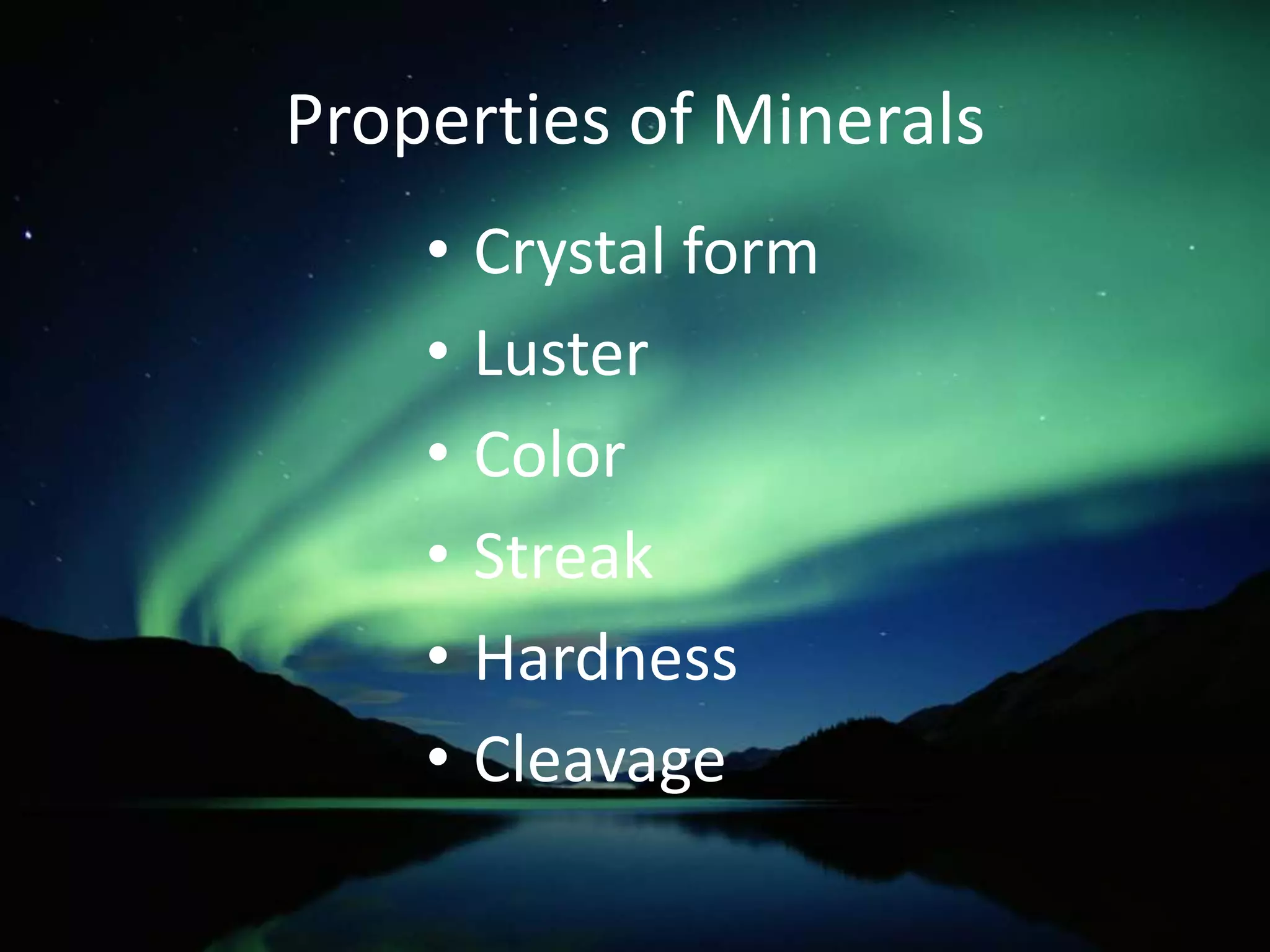Minerals Building Blocks Of Rocks | PPTX