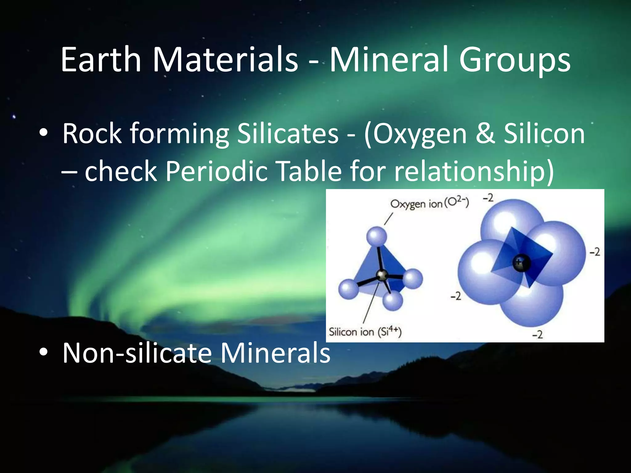 Minerals Building Blocks Of Rocks | PPTX