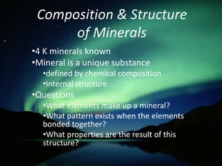 Minerals Building Blocks Of Rocks | PPTX