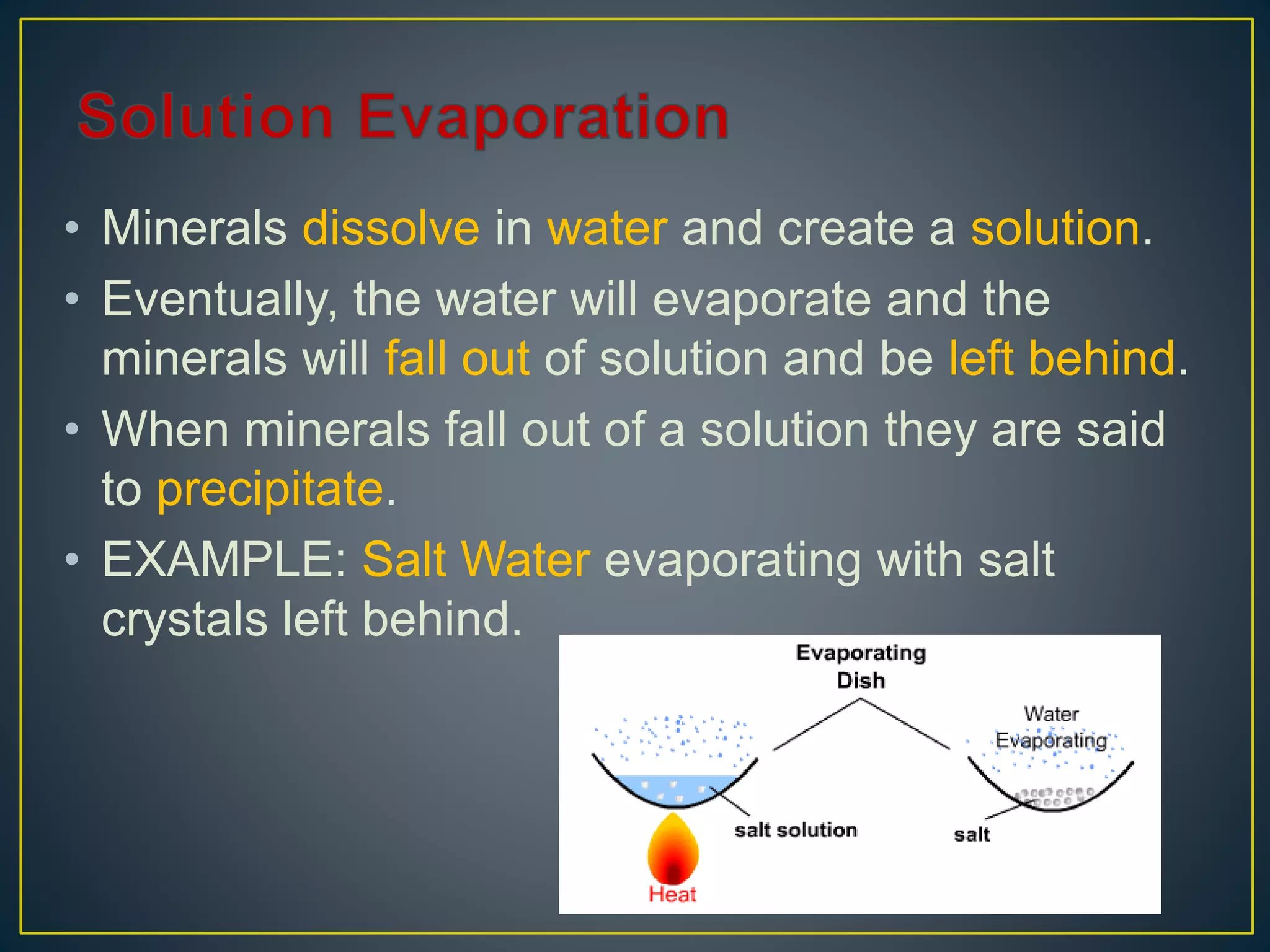 Minerals - How they form? | PPTX
