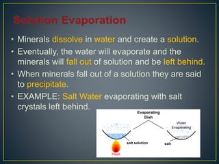 Minerals - How they form? | PPTX