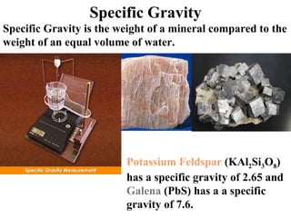 Minerals - Physical Properties | PPT