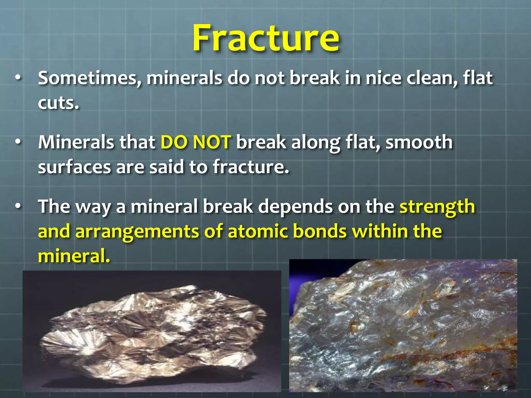 Minerals - Identifying Minerals | PPTX
