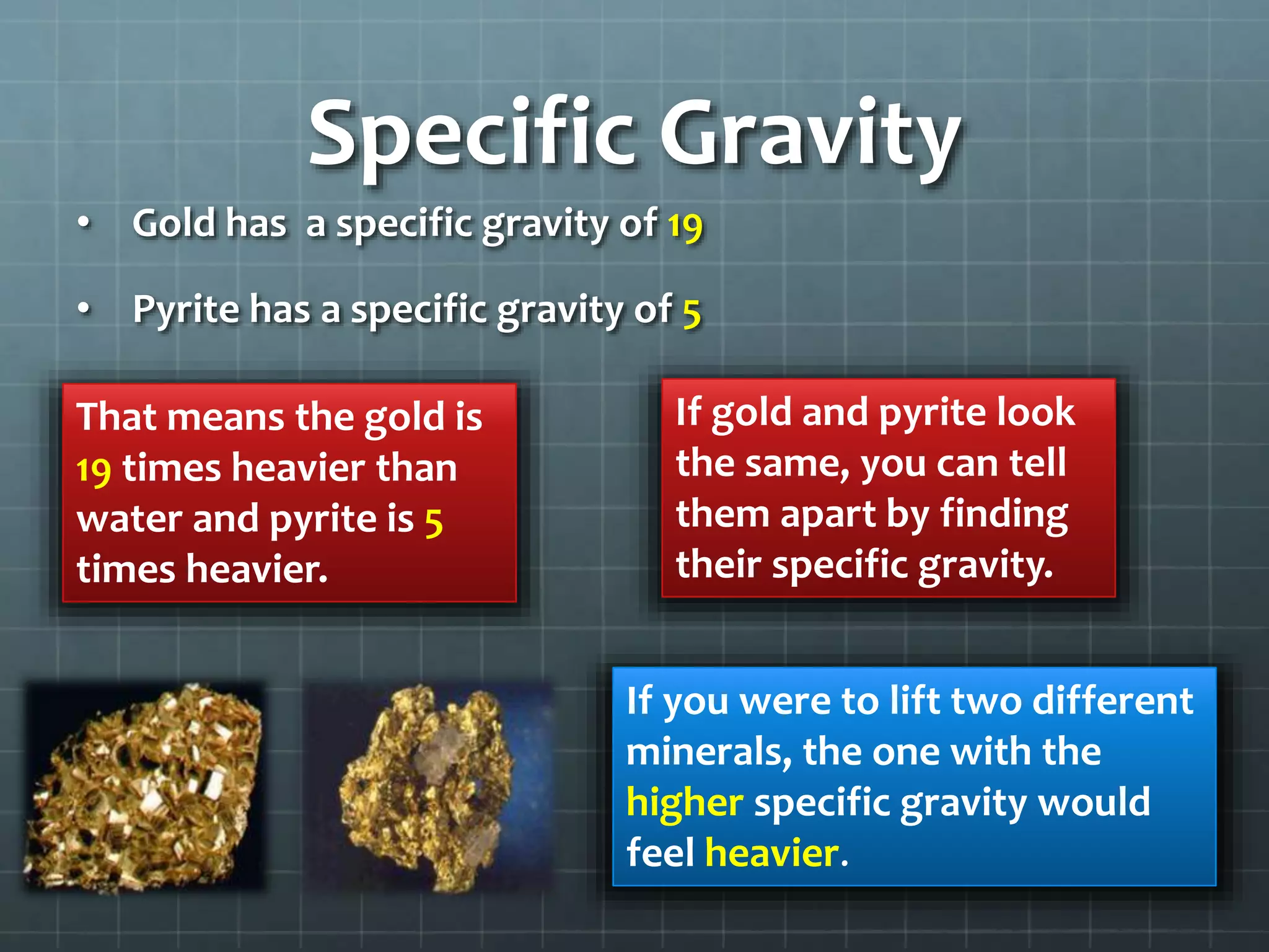 Minerals - Identifying Minerals | PPTX