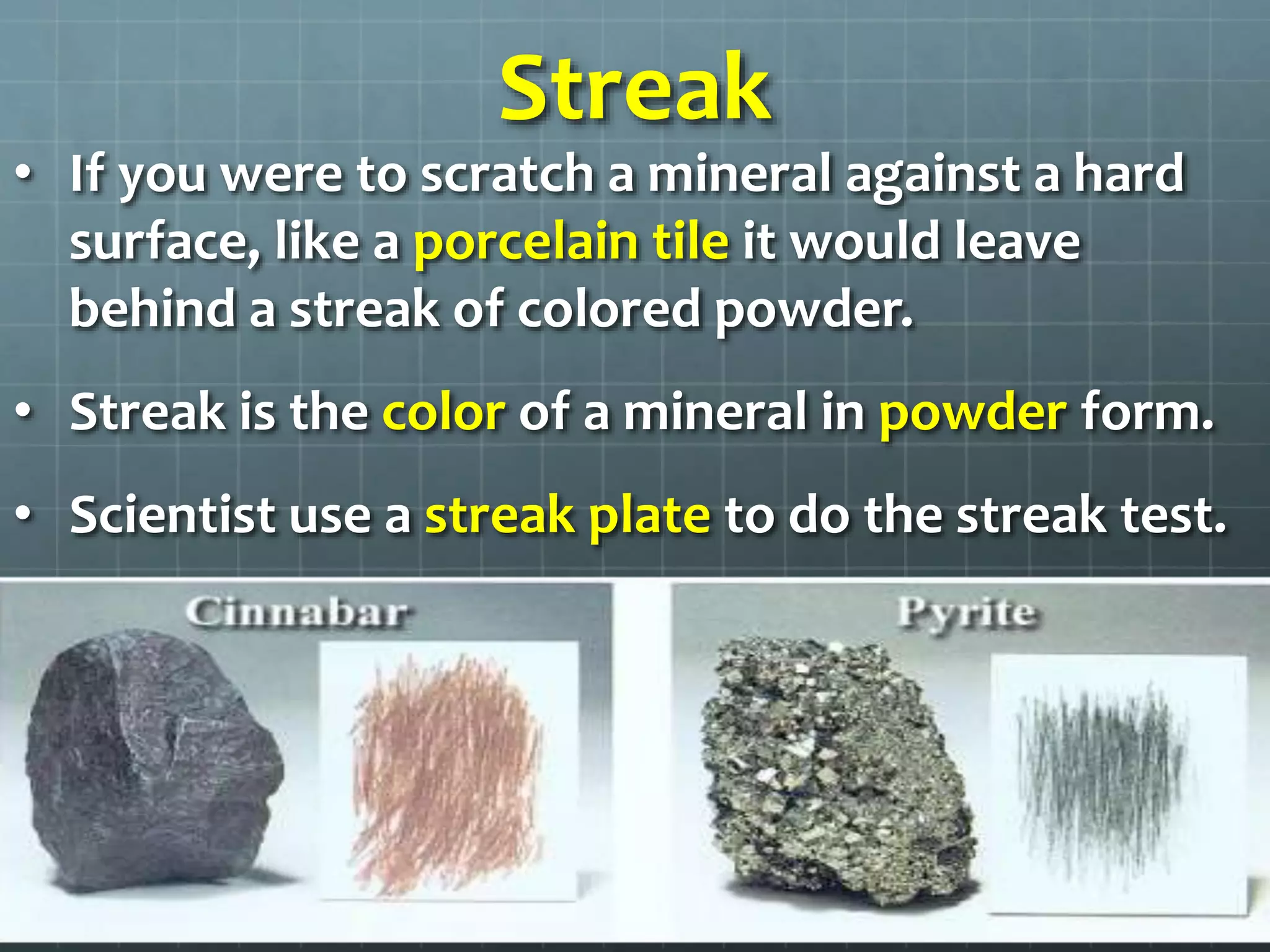 Minerals - Identifying Minerals | PPTX