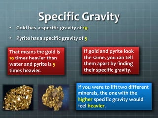 Minerals - Identifying Minerals | PPTX