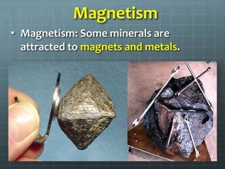 Minerals - Identifying Minerals | PPTX