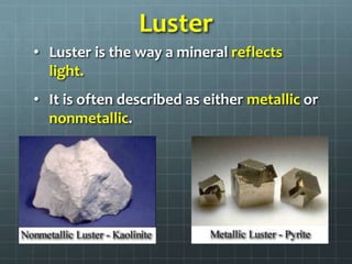 Mineral Luster Test