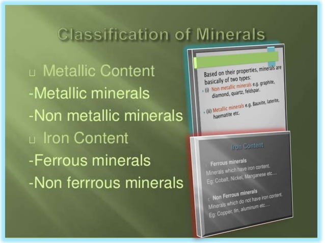 Minerals in india ppt | PPTX