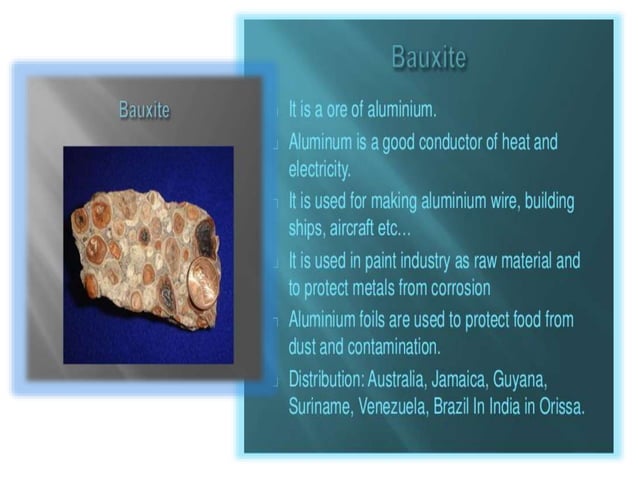 Minerals in india ppt | PPTX