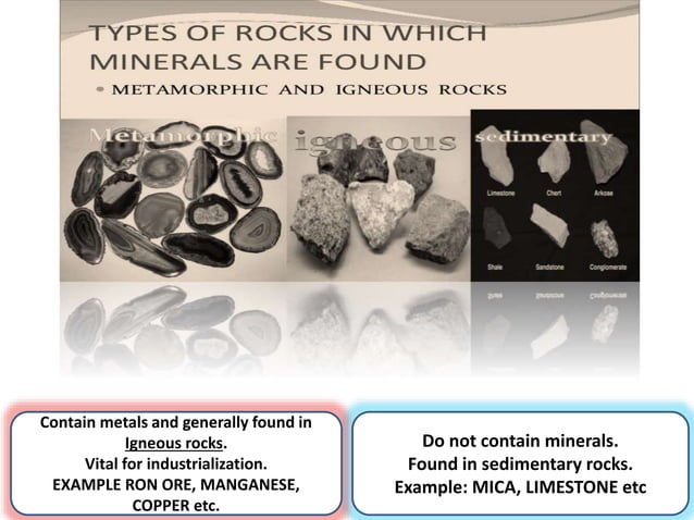 Minerals in india ppt | PPTX