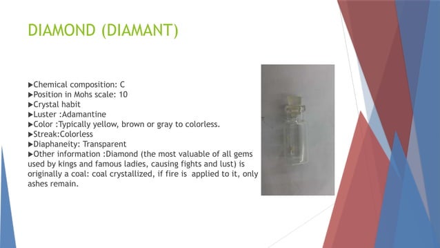 Minerals: Mohs hardness scale | PPTX