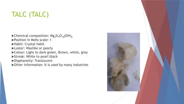 Minerals: Mohs hardness scale | PPTX