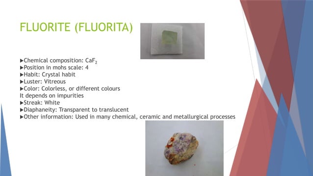 Minerals: Mohs hardness scale | PPTX