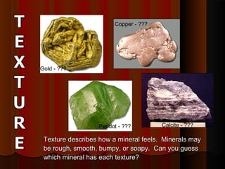 Minerals instructionalpowerpoint | PPT