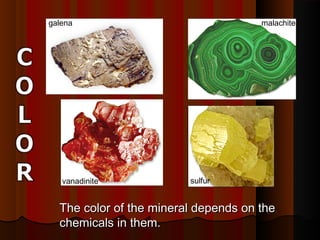 Minerals instructionalpowerpoint | PPT