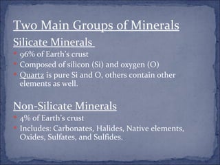 Minerals introduction | PPT