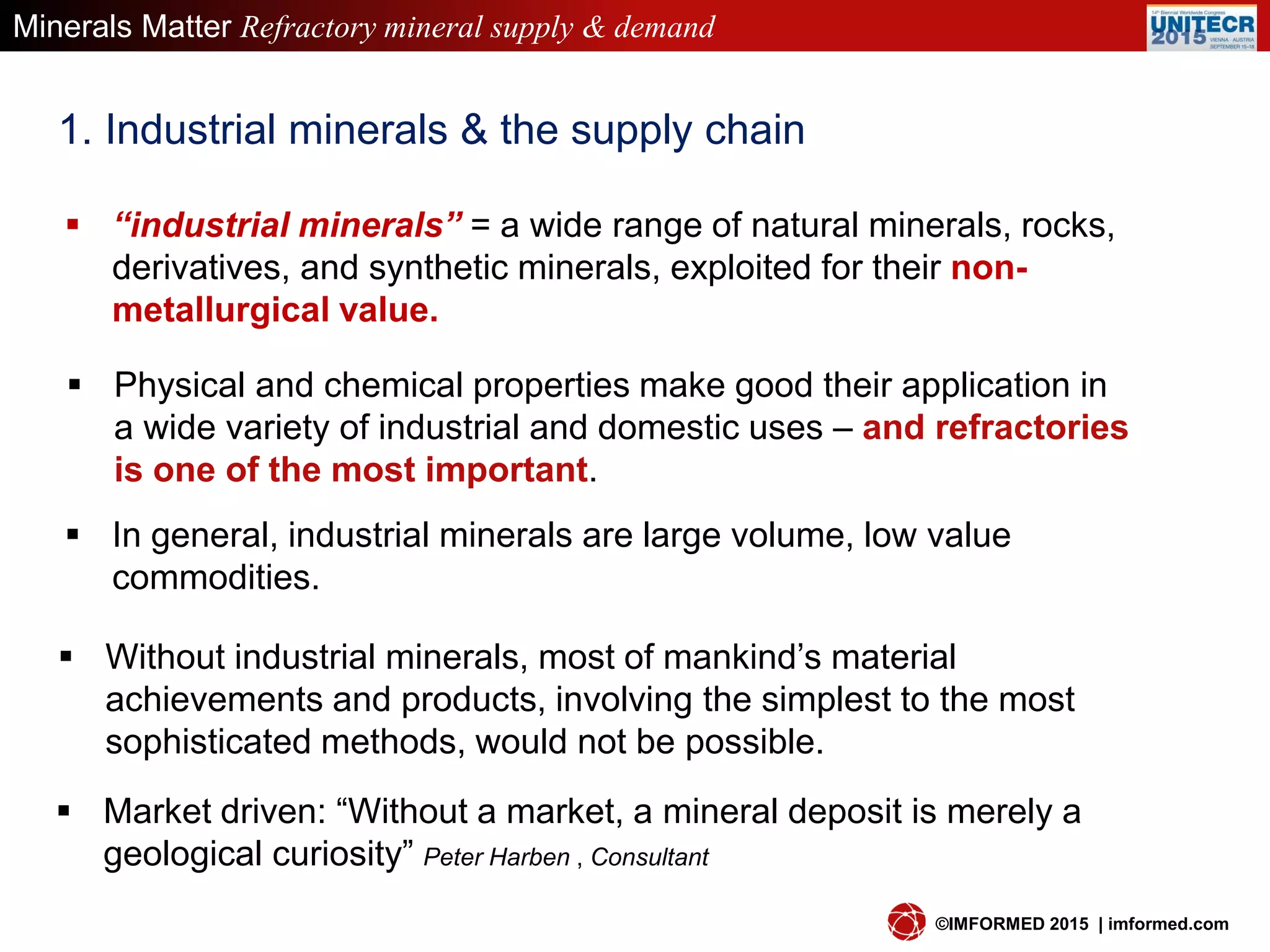 Refractory Minerals Outlook: Minerals Matter | PDF