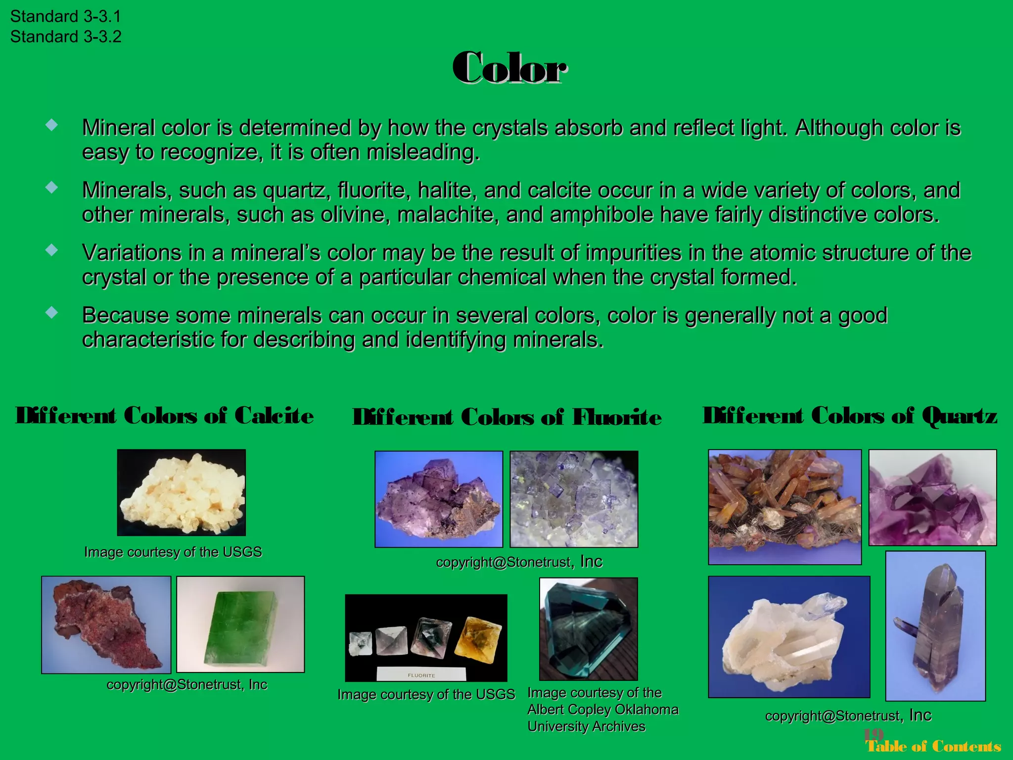 Minerals | PPT