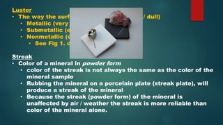Minerals of the earths crust | PPTX