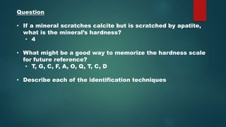 Minerals of the earths crust | PPTX